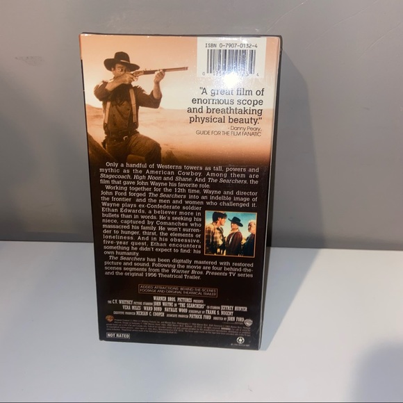 Warner Bros. | Media | The Searchers Vhs Sealed John Wayne Warner Bros ...